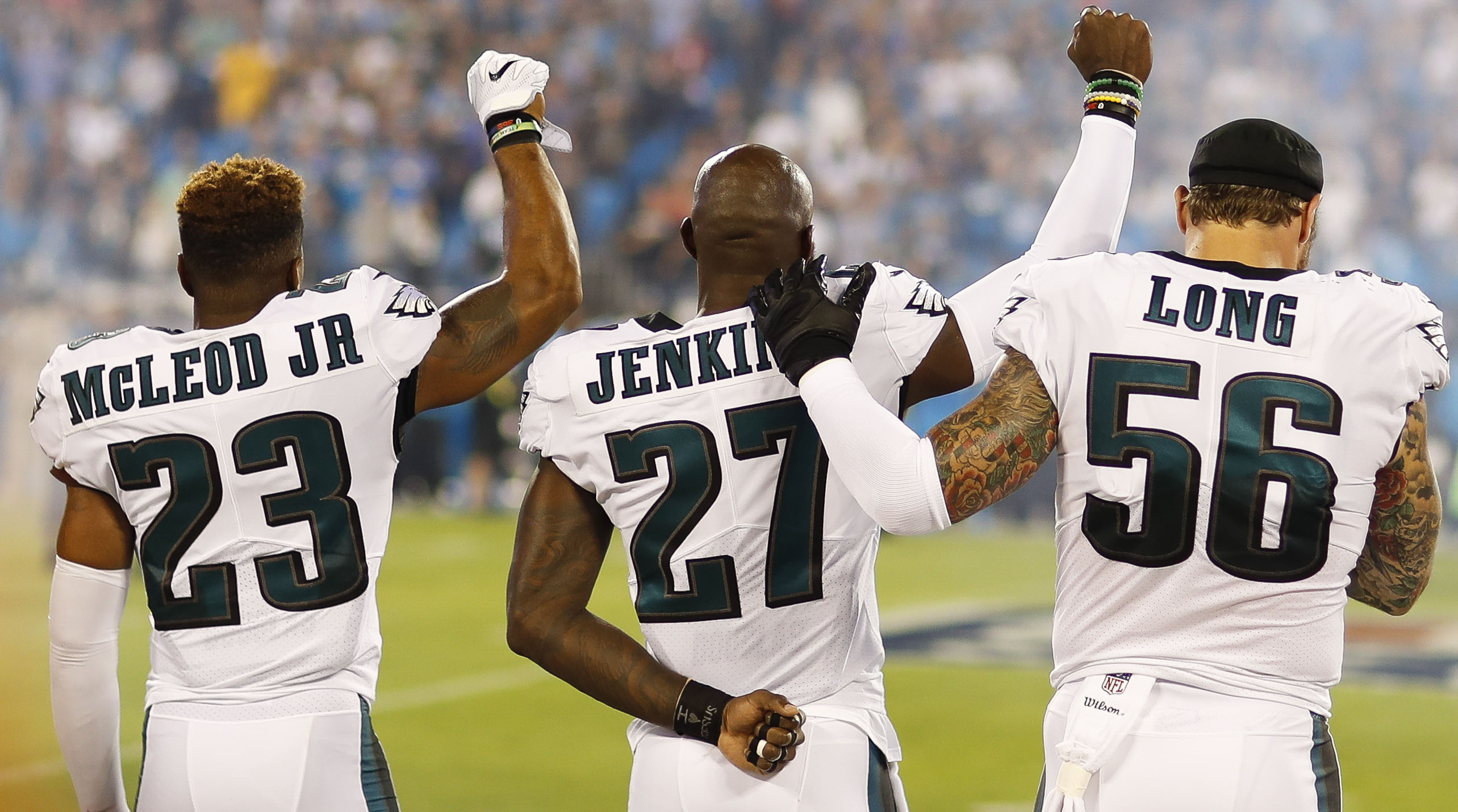 NFL players, teams who protested during national anthem in Week 9 ...