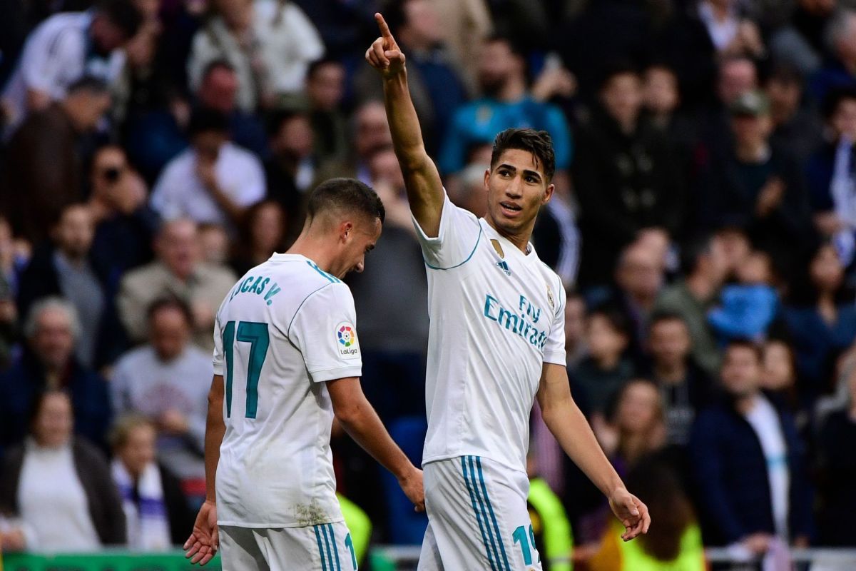 El récord que consiguió Achraf en el Madrid que nadie había conseguido ...