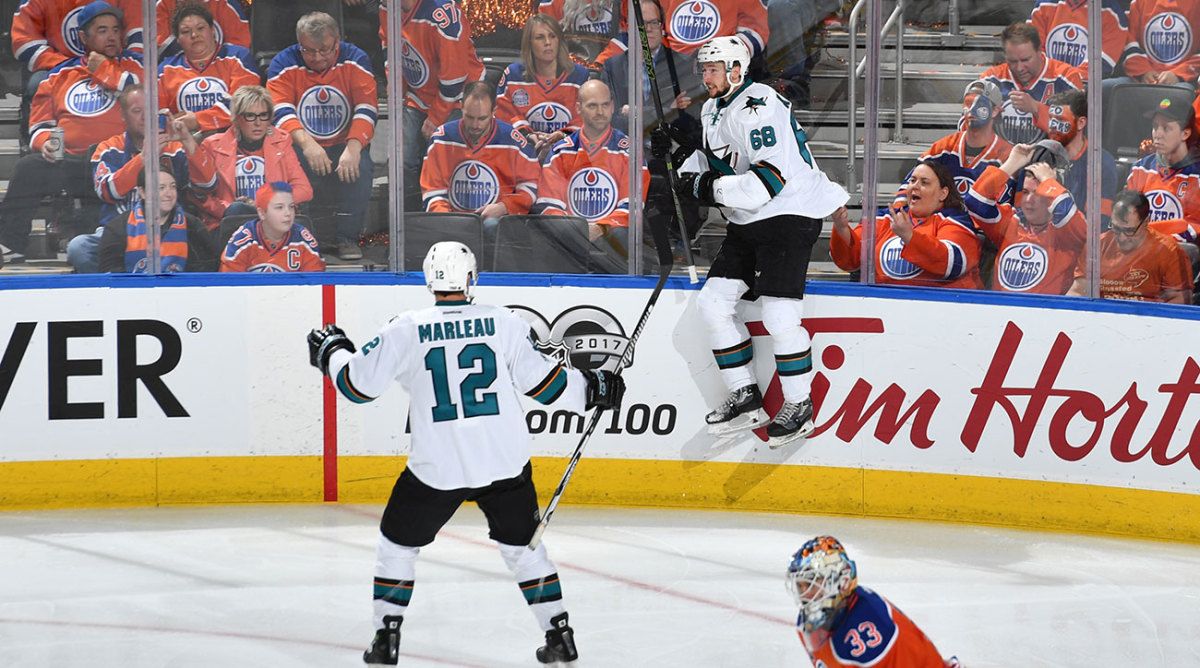 NHL playoffs: Sharks, Blues win in OT on opening night of playoffs ...