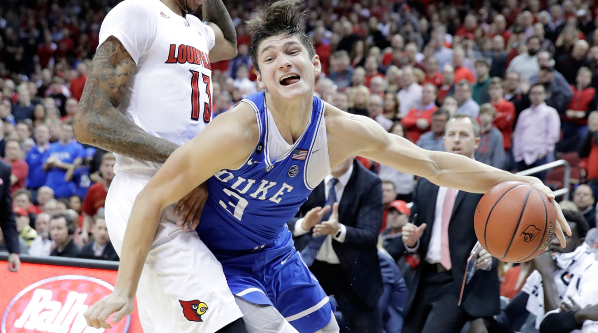 Grayson Allen smacked in the face by Louisville player (video) - Sports ...
