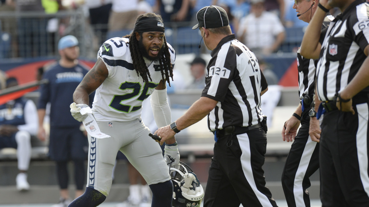 Seahawks, Titans brawl after Sherman hits Mariota late (VIDEO) - Sports ...