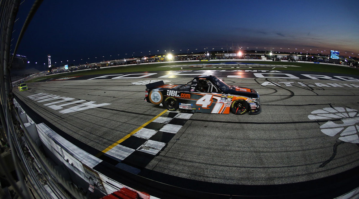 Christopher Bell finishes off dominant Truck win at Atlanta - Sports ...