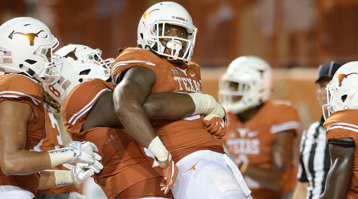 NFL combine: D'Onta Foreman sheds weight to lift draft stock - Sports ...