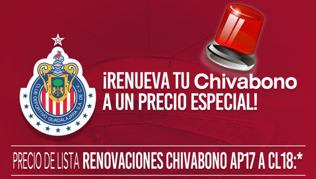 OFICIAL | Chivas ya presentó los precios del "Chivabono" para el Torneo ...