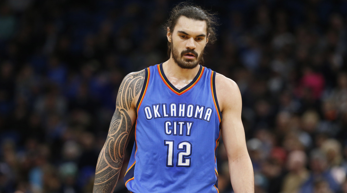Watch Steven Adams Curse at Rim After Missing Free Throw - Sports ...