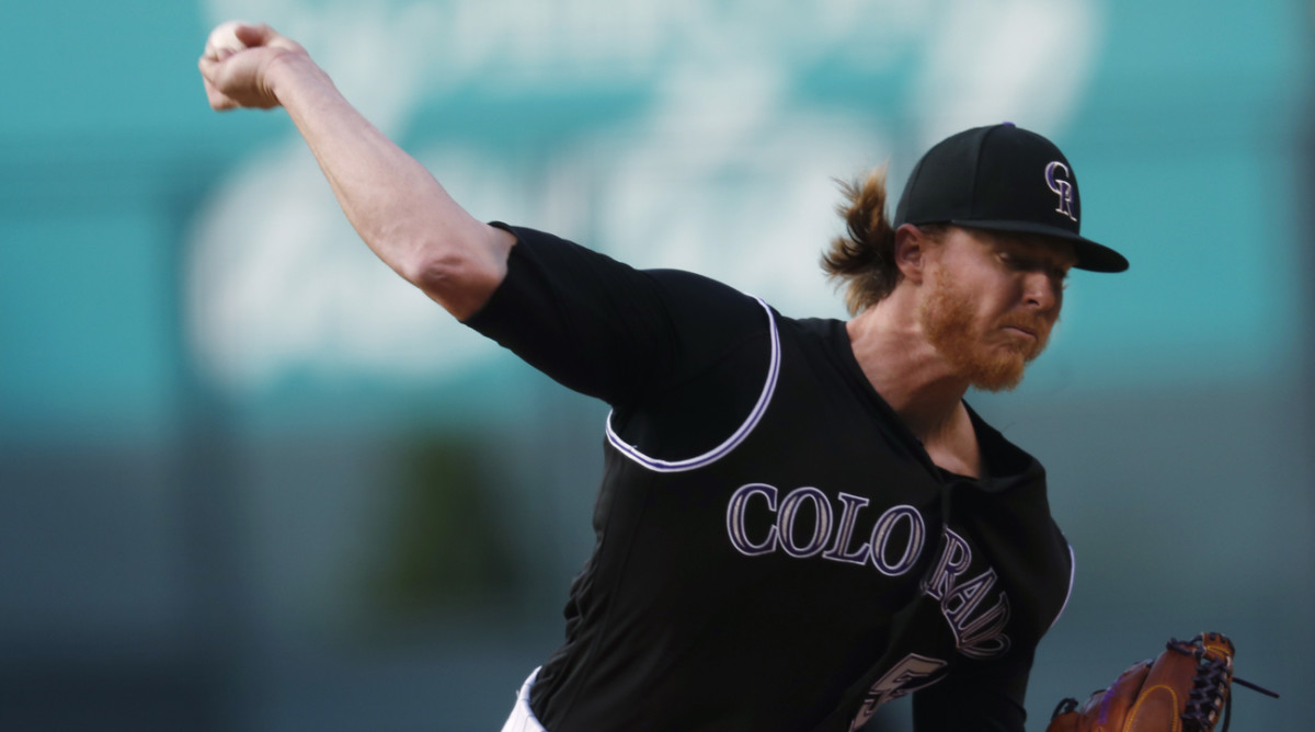 Rockies pitcher Jon Gray launches 467-foot home run (video) - Sports ...