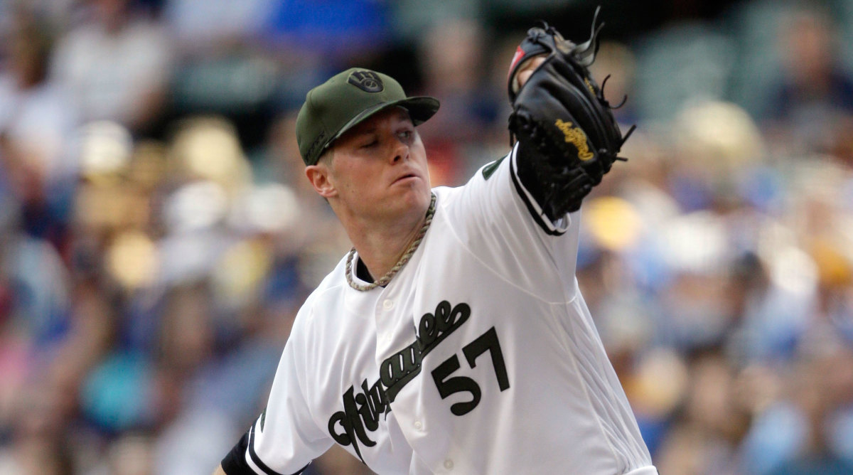 Chase Anderson: Brewers pitcher loses no-hitter - Sports Illustrated