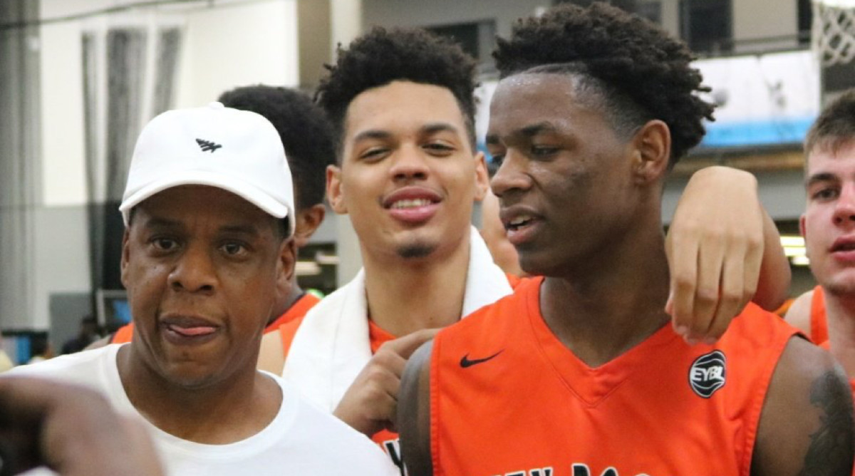 Watch: Jay Z's nephew dunked on the No. 1 high school recruit - Sports ...