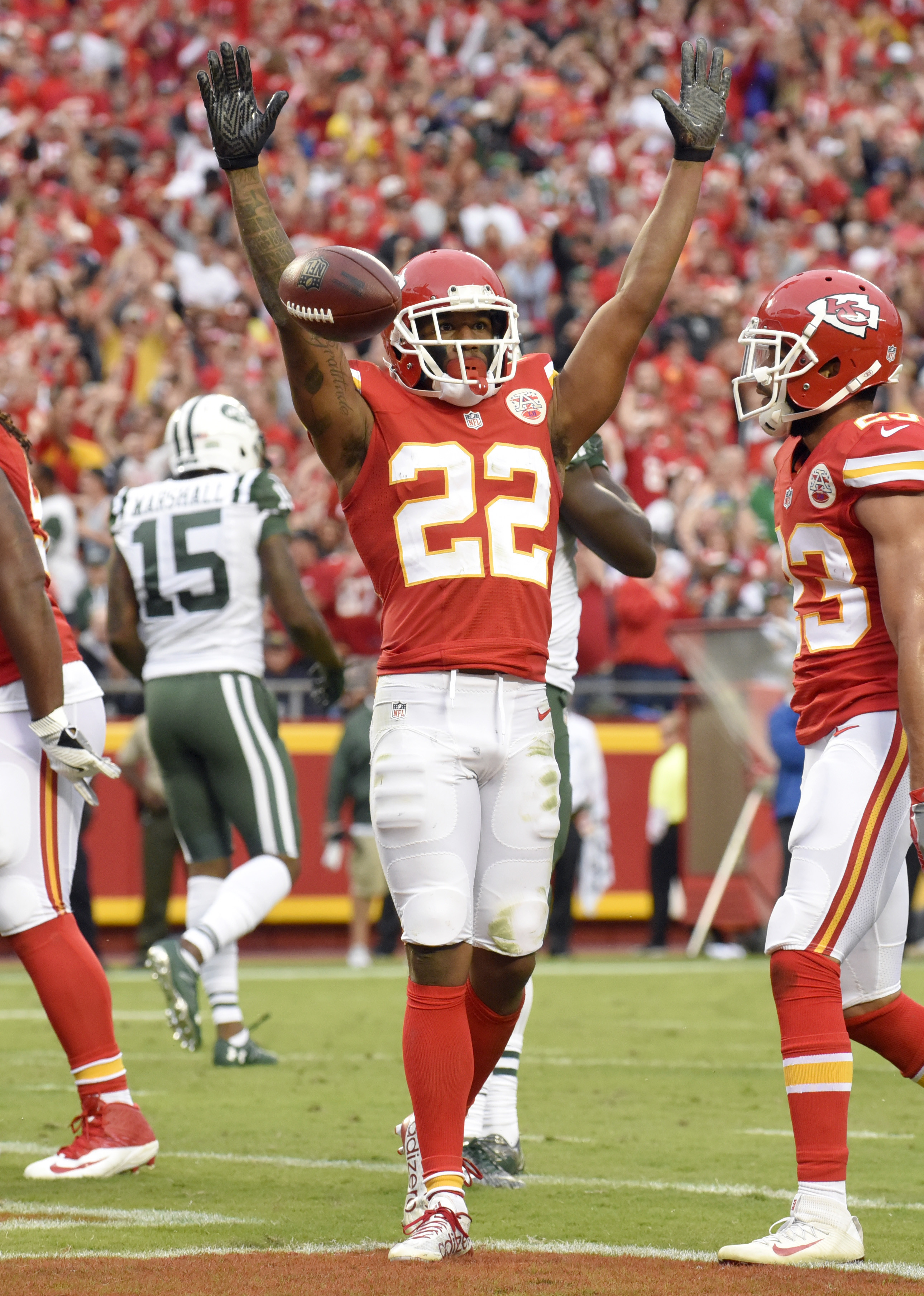 Chiefs' Marcus Peters with second straight two-pick game - Sports ...