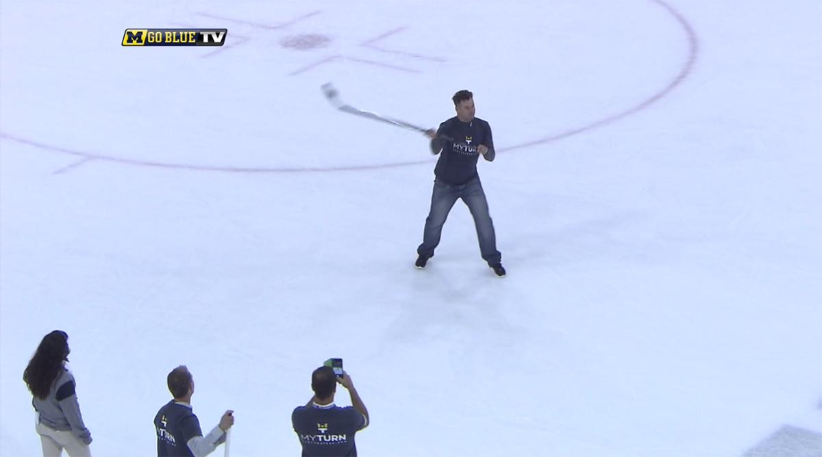 Michigan hockey: Mike Legg scores another lacrosse-style goal - Sports ...