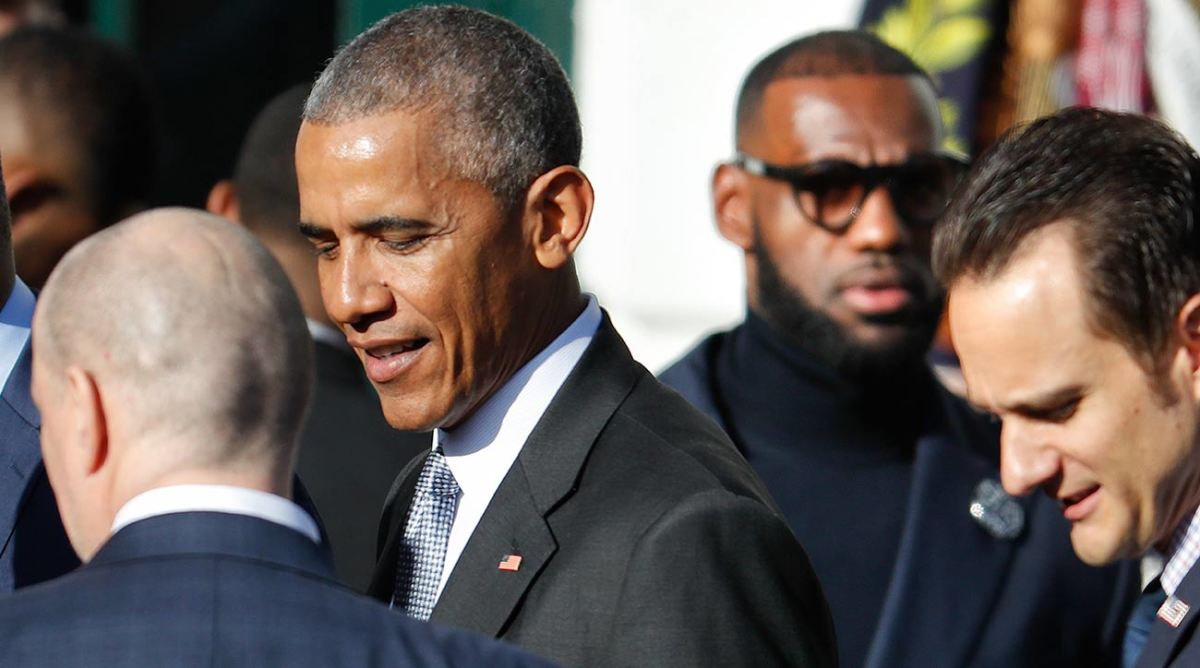 A Day With Barack Obama, Donald Trump And LeBron James - Sports Illustrated