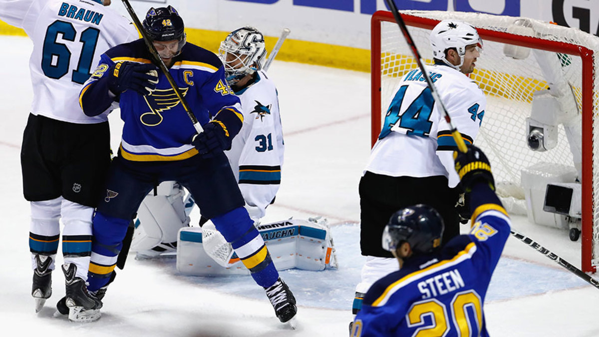 David Backes, Jaden Schwartz impressing in playoffs for Blues - Sports ...