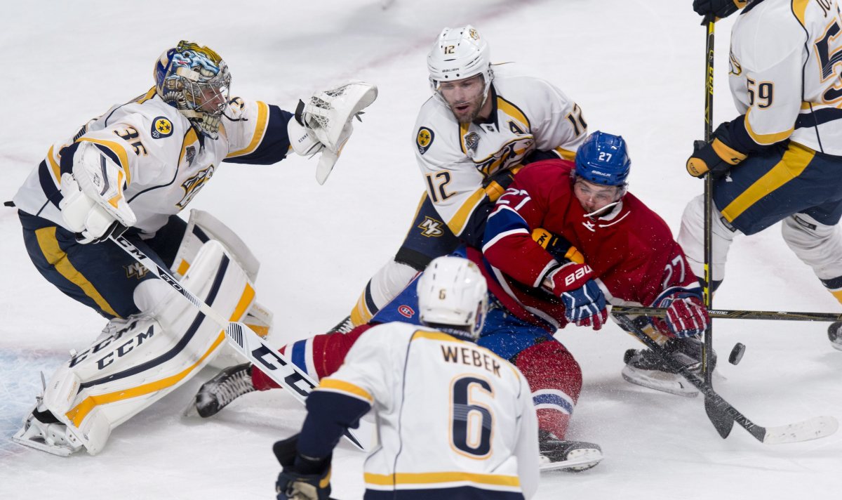 Smith, Predators beat Canadiens 2-1 in shootout - Sports Illustrated
