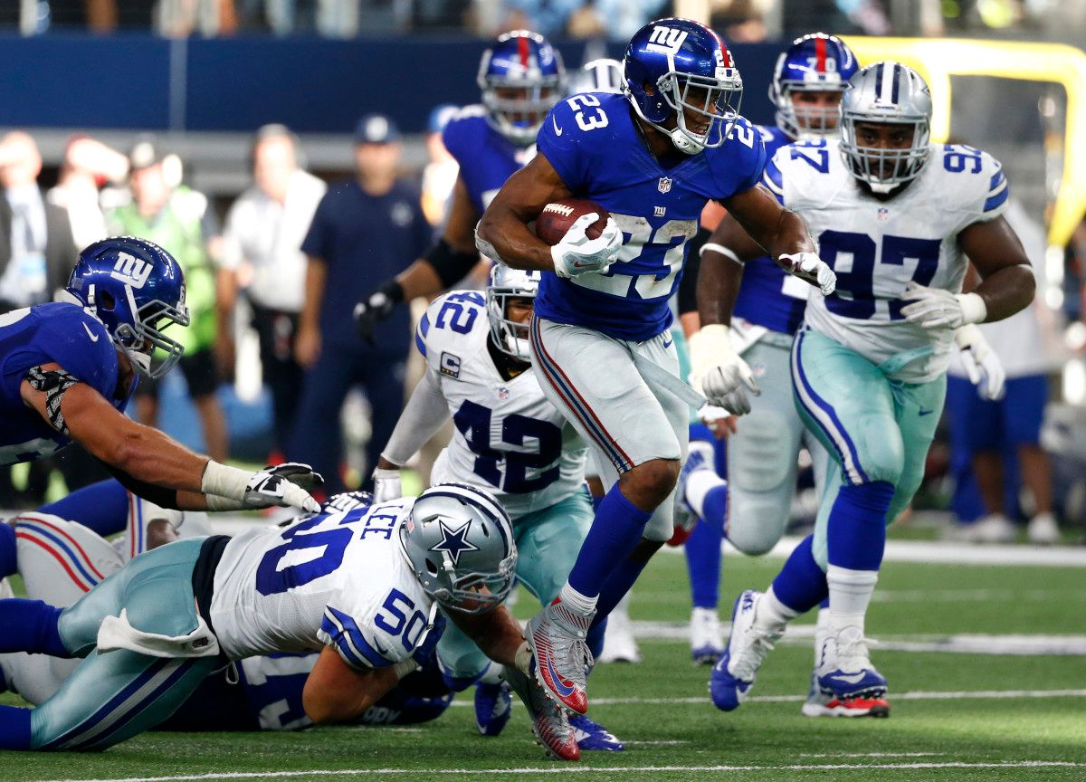 Offensive line and Jennings find running game for Giants - Sports ...