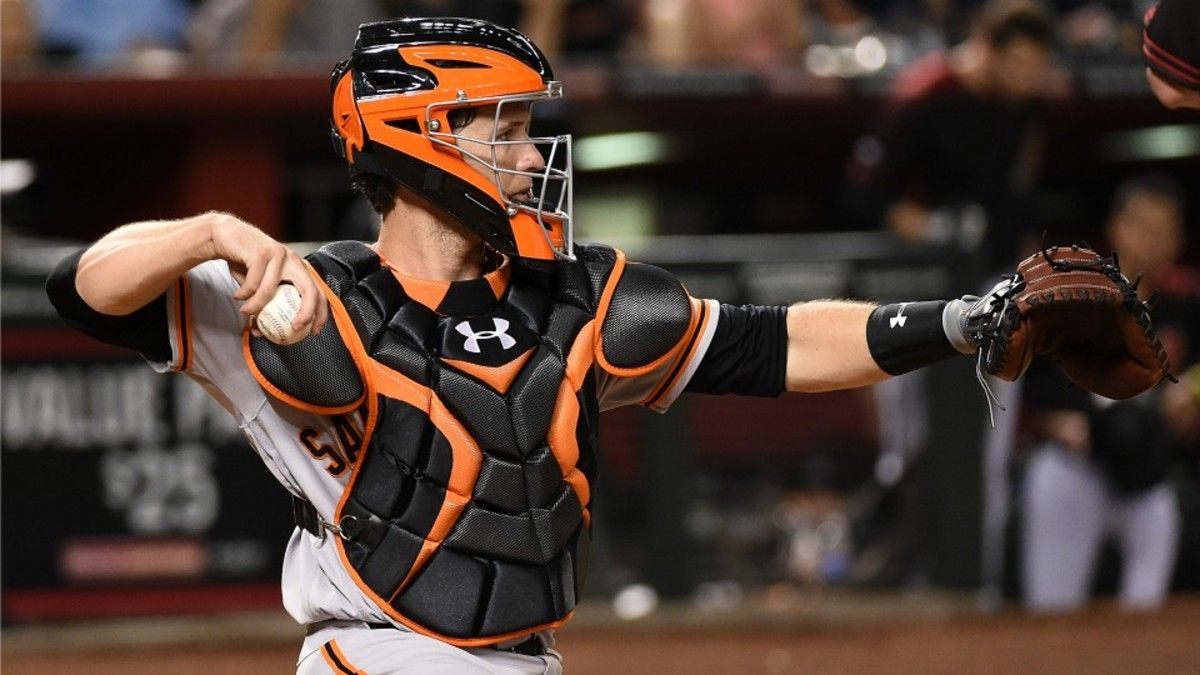 Buster Posey Catching