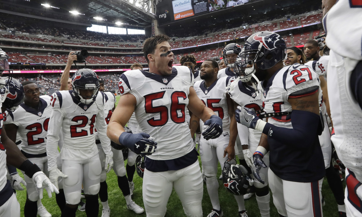 Texans' Cushing out indefinitely with sprained knee ligament - Sports ...