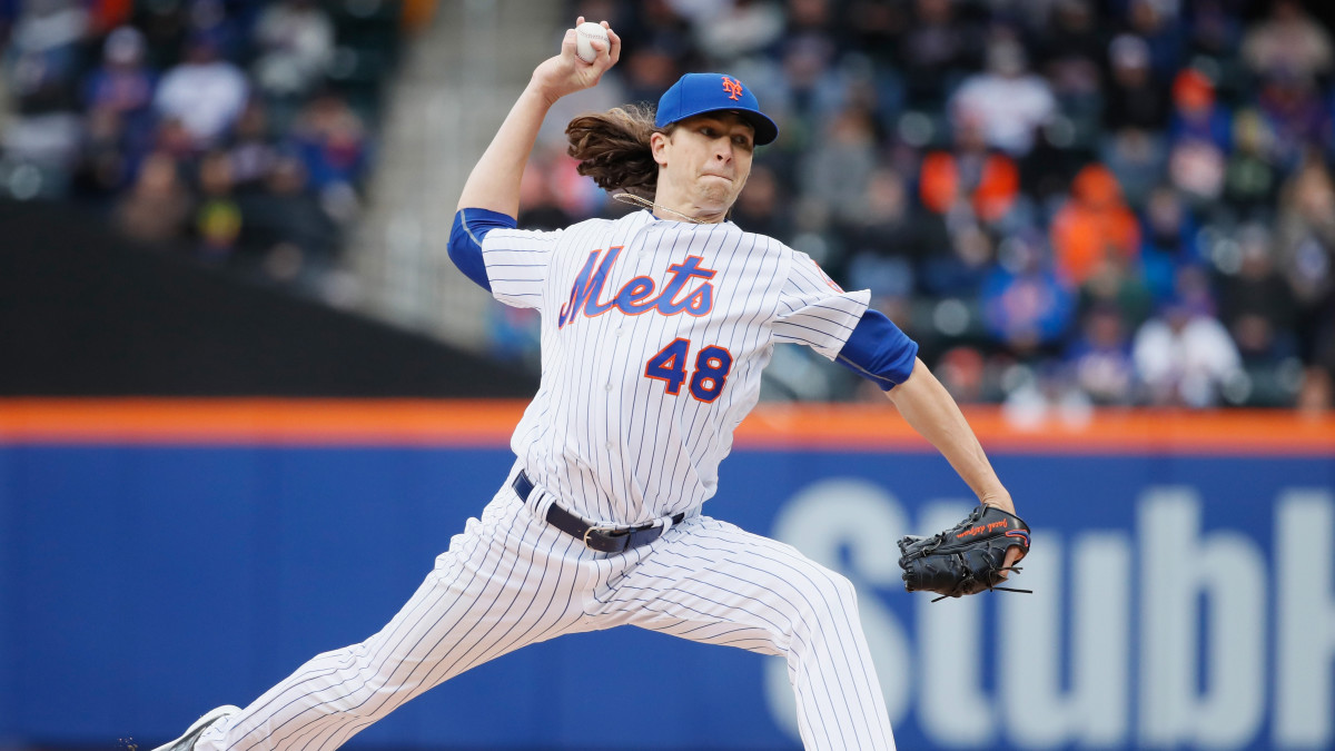 Mets: Jacob deGrom (lat tightness) exits start vs Phillies - Sports ...