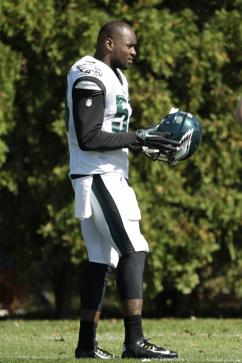 Nigel Bradham back at practice with Eagles after arrest - Sports ...