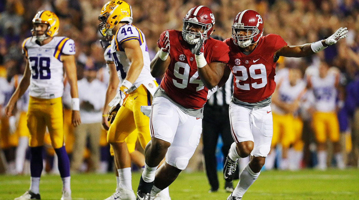 Alabama smothers LSU behind defense, Jalen Hurts - Sports Illustrated
