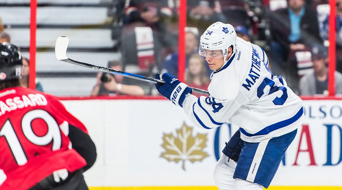 Auston Matthews historic debut for Toronto Maple Leafs - Sports Illustrated