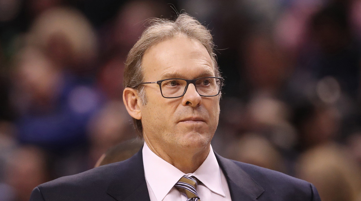 Knicks' Kurt Rambis holds coffee in his pocket for some reason - Sports ...