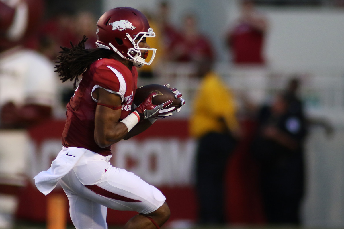 Hatcher's return providing boost at WR for No. 17 Arkansas - Sports ...