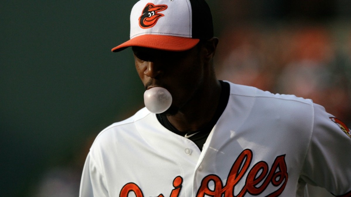 Orioles’ Adam Jones kicked his gum really far? - Sports Illustrated