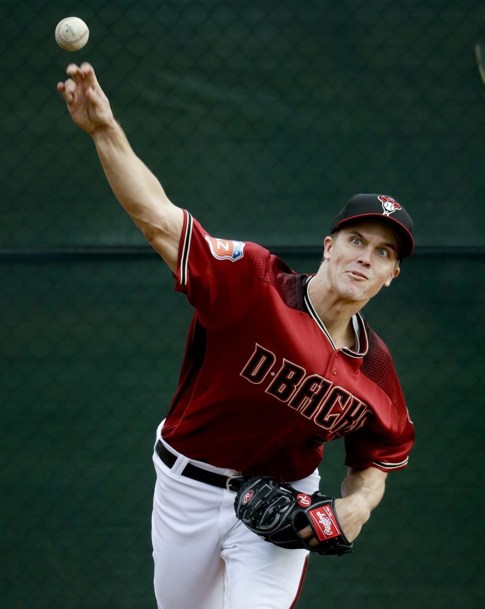 Zack Greinke throws 10-minute bullpen session for D-backs - Sports ...