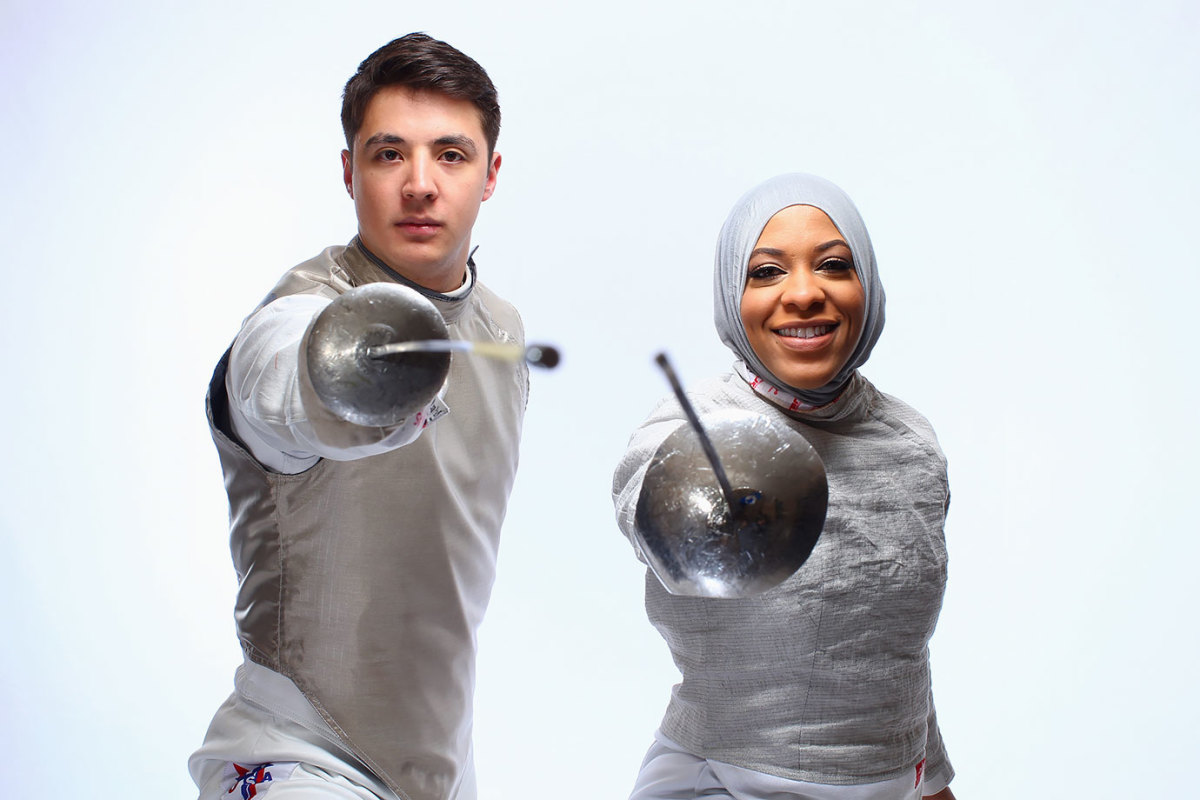 Alex Massialas and Ibtihaj Muhammad - Sports Illustrated