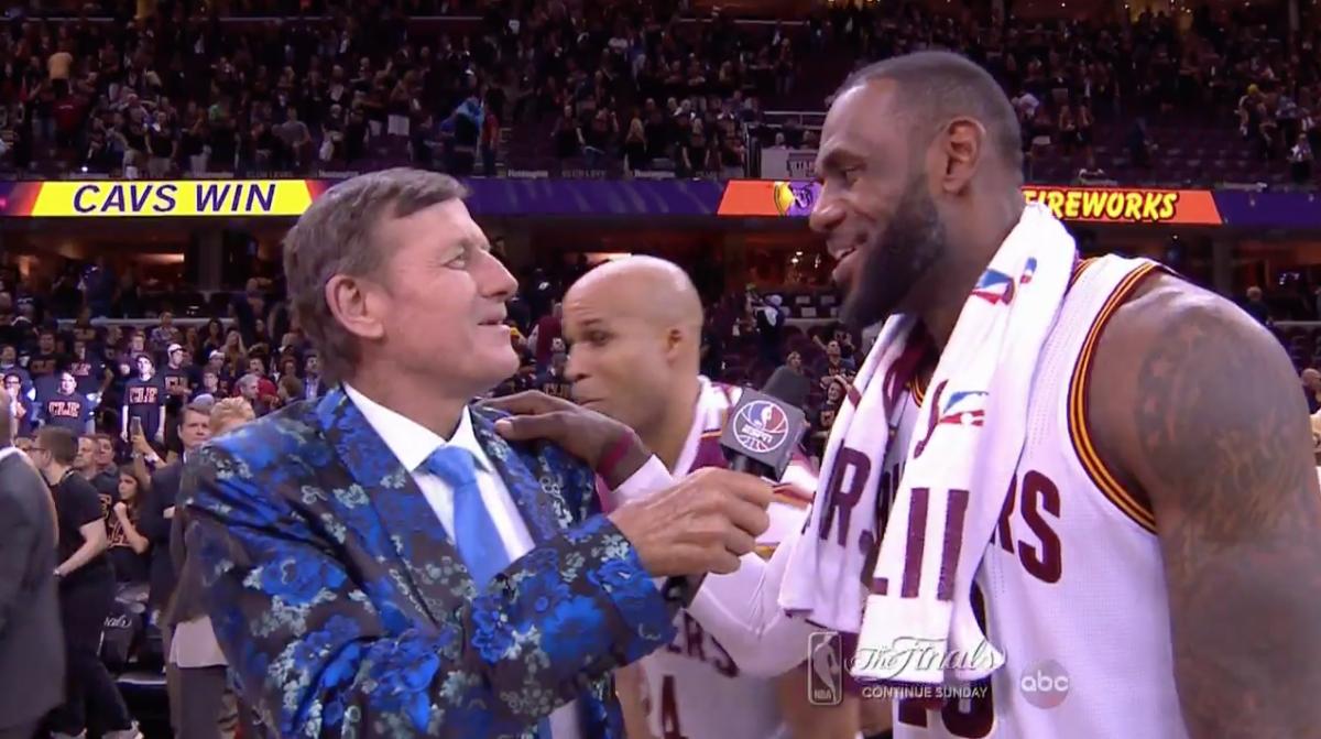 LeBron James salutes Craig Sager in postgame interview - Sports Illustrated