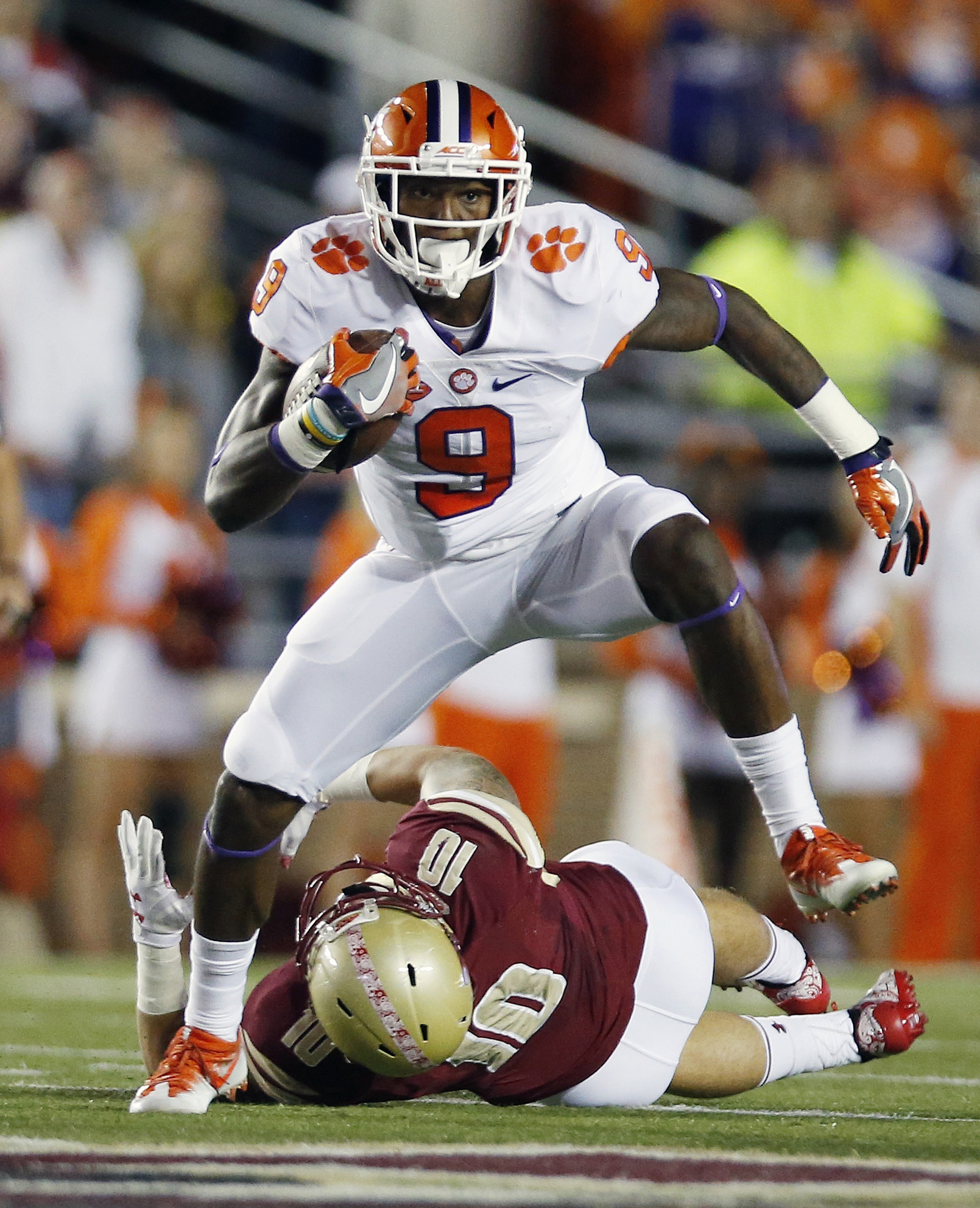Clemson RB Gallman says hit by NC State's Wright was 'dirty' - Sports ...