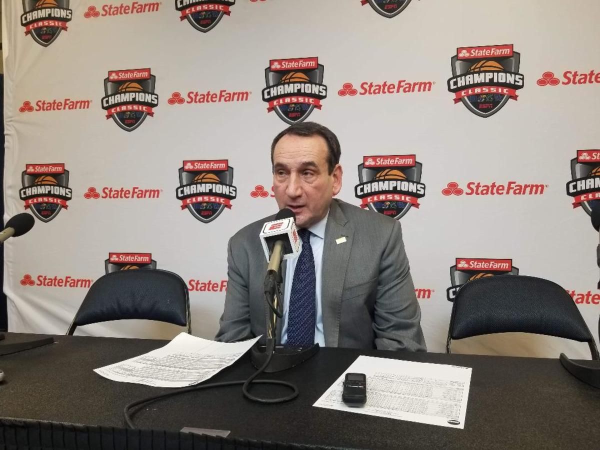 Legendary Hall of Fame Coach Mike Krzyzewski Talks After #4 Duke Downs ...