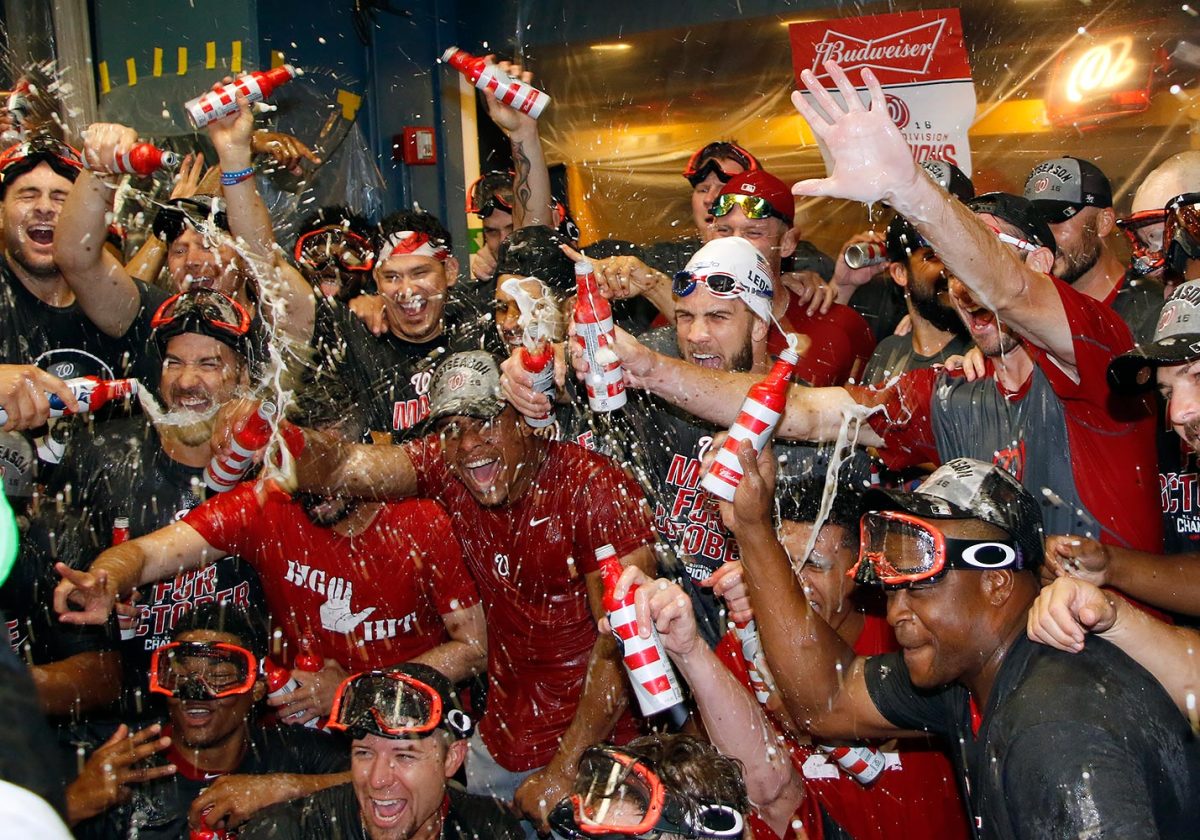 2016 MLB Postseason Clinching Celebrations - Sports Illustrated