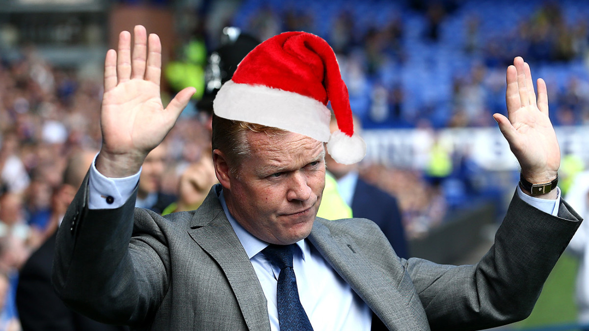 Everton's Ronald Koeman red Christmas tree upsets fans - Sports Illustrated