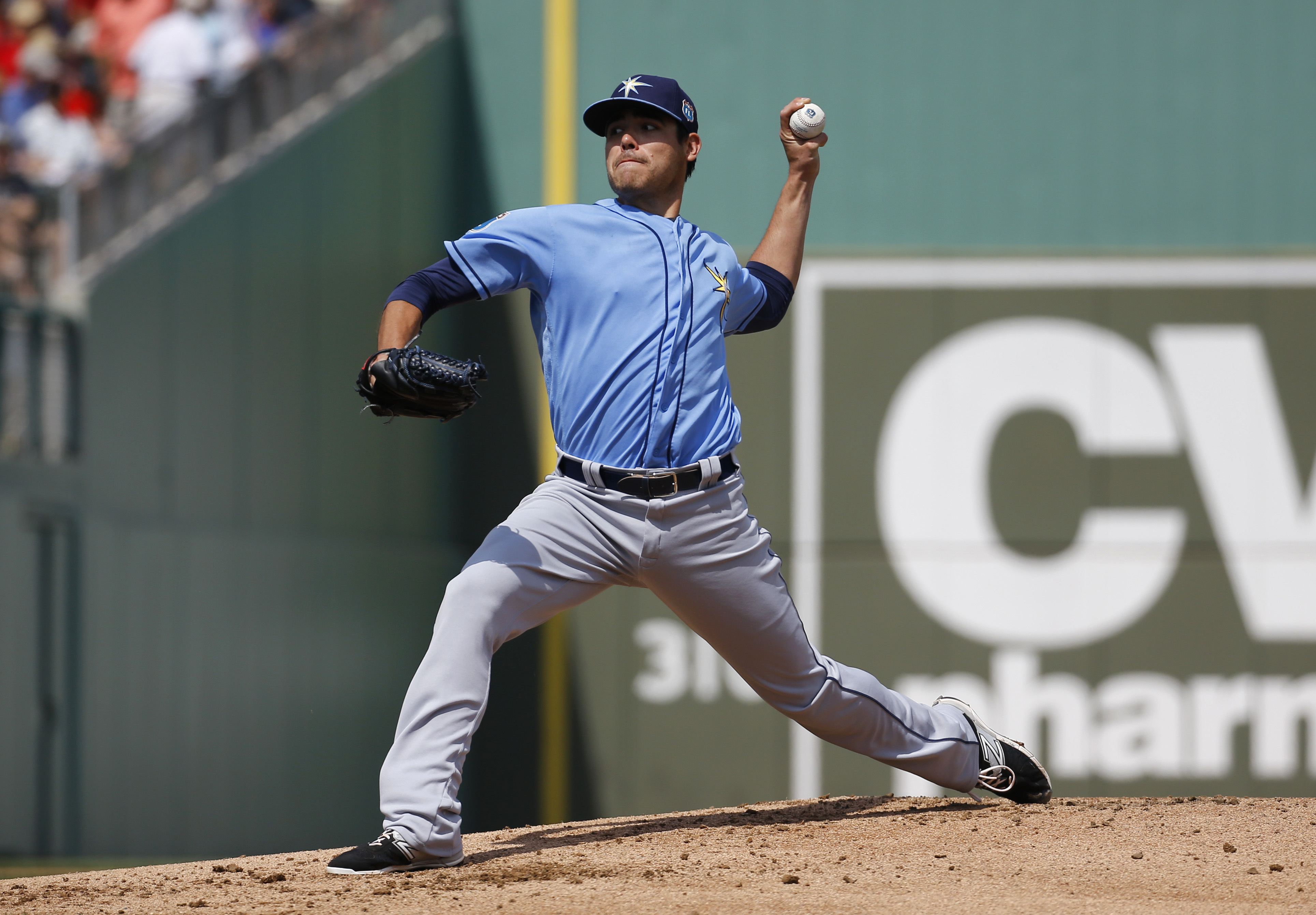 Moore allows 1 hit over 2 innings for Rays in 2016 debut - Sports ...