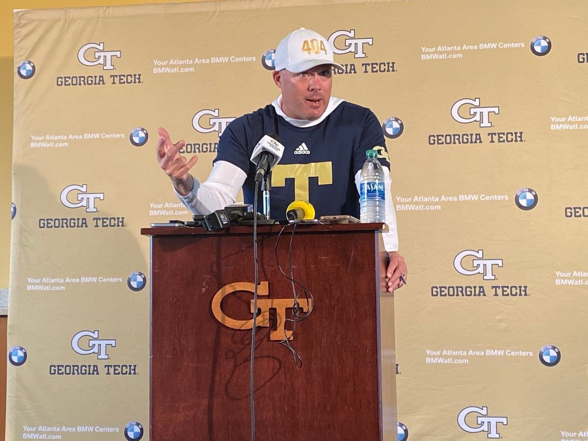 Georgia Tech Head Coach Geoff Collins Discusses Effort Vs. Virginia and ...