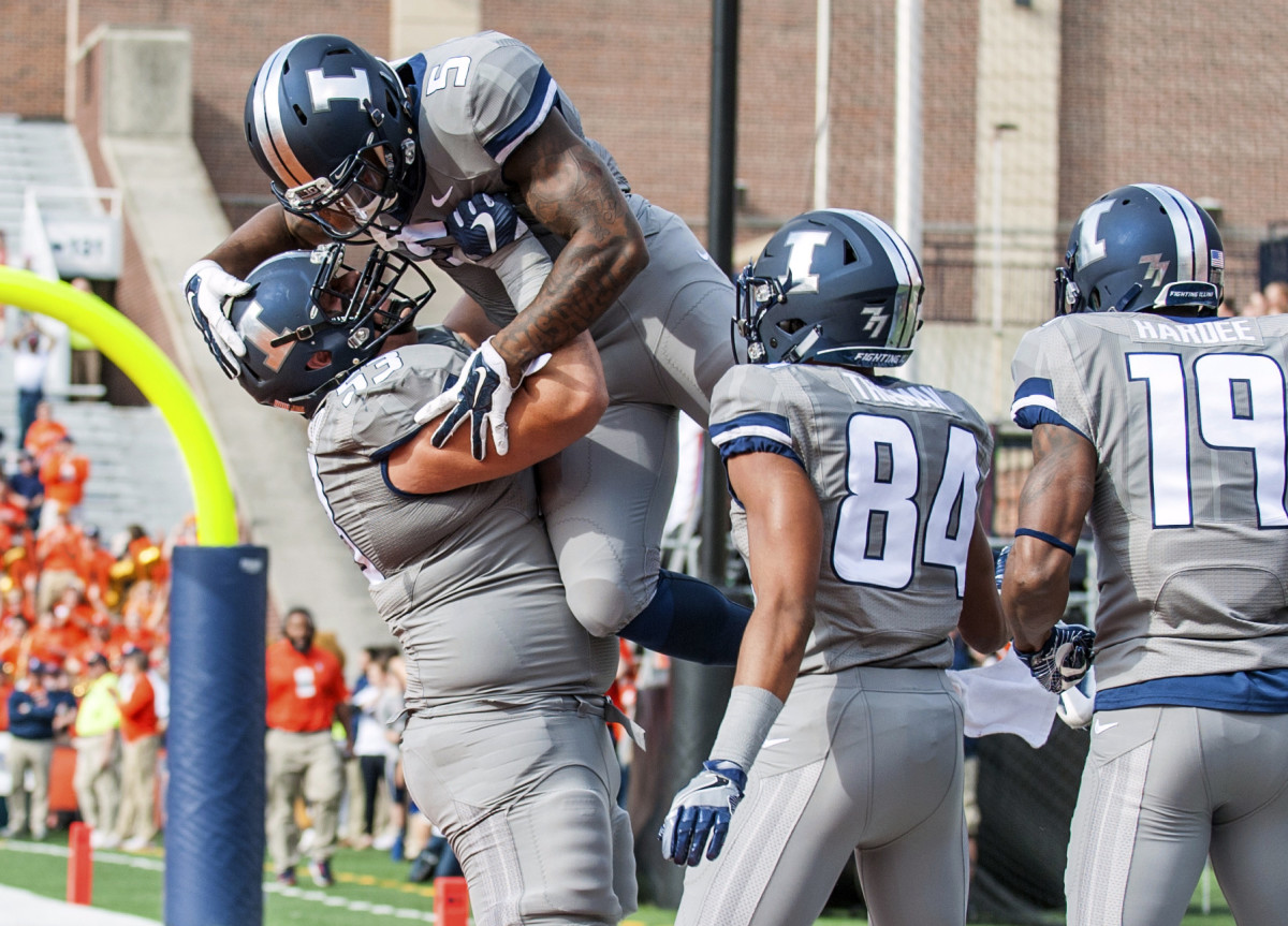 Illinois receiver Thieman out for season with broken ankle - Sports ...