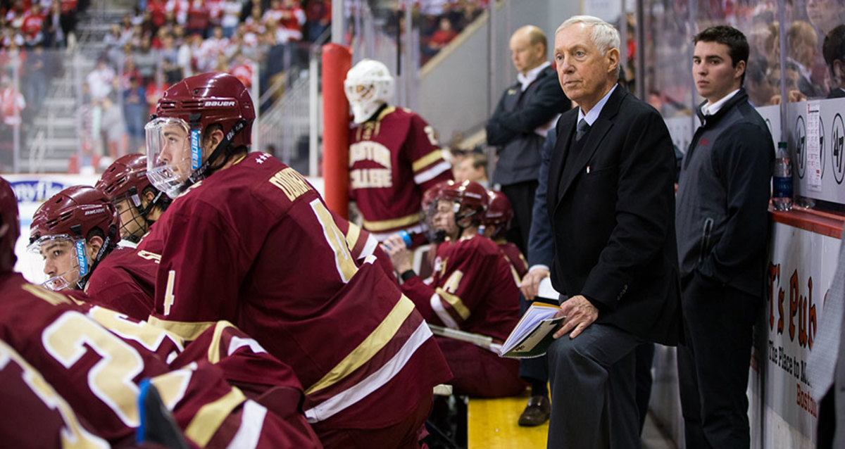 Boston College's Jerry York first NCAA hockey coach to 1,000 wins ...
