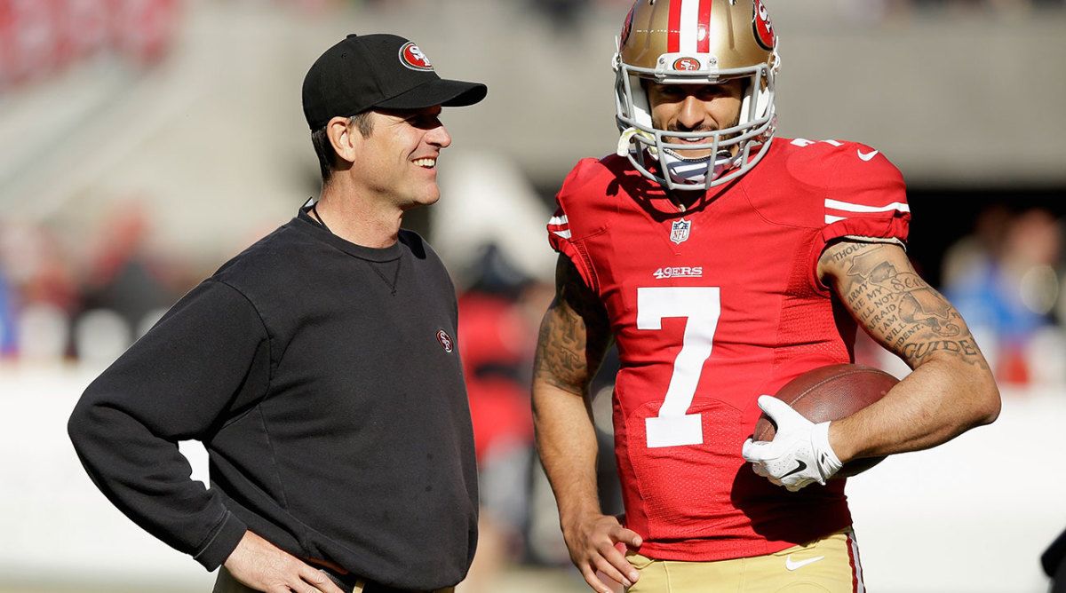 Jim Harbaugh addresses Colin Kaepernick protest - Sports Illustrated