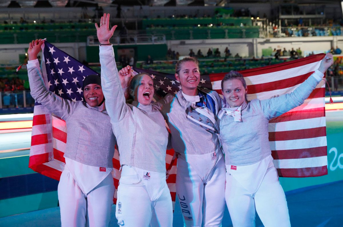 Muhammad, US teammates win bronze in sabre fencing - Sports Illustrated