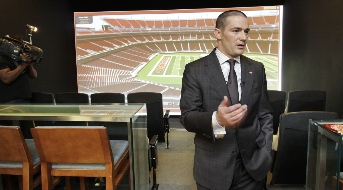 San Francisco 49ers President Al Guido chats live streaming, in-stadium ...