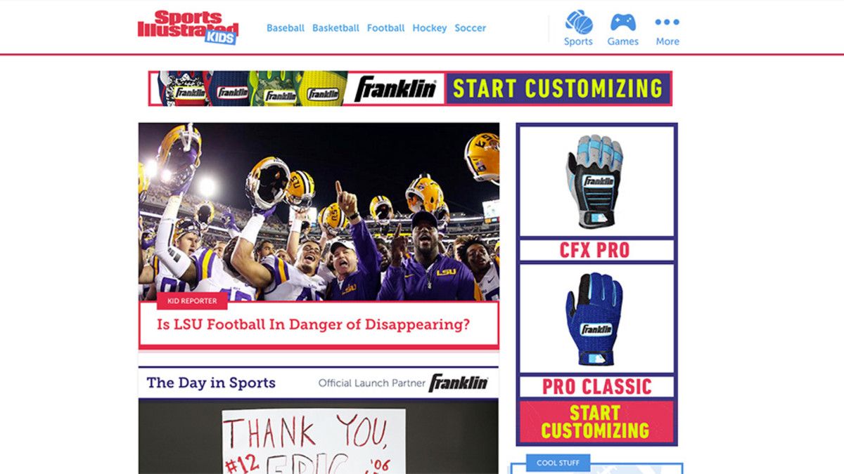 Sports Illustrated Kids: Website relaunched - Sports Illustrated