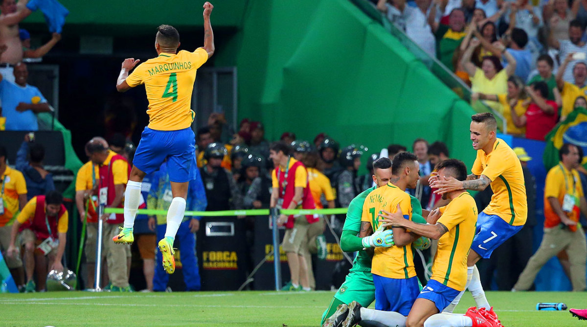 Brazil soccer gold at Rio Olympics 2016 - Sports Illustrated