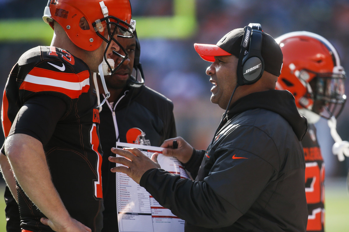 Browns coach Jackson emotional after 12th straight loss - Sports ...