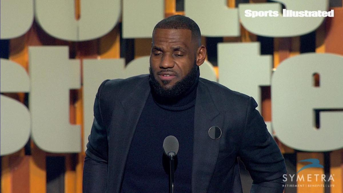 LeBron accepts 2016 Sportsperson of the Year award - Sports Illustrated