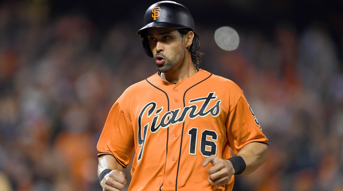 Angel Pagan drops fan running on the field (video) - Sports Illustrated