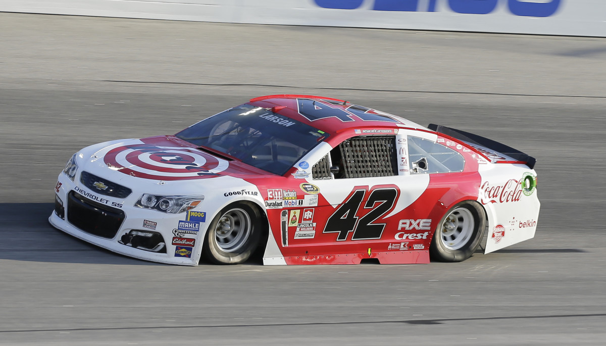 Kyle Larson posts fastest speed in final Sprint Cup practice - Sports ...