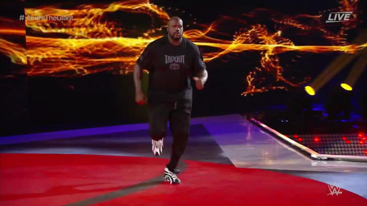 Video: Shaq makes surprise appearance at WrestleMania 32 - Sports ...
