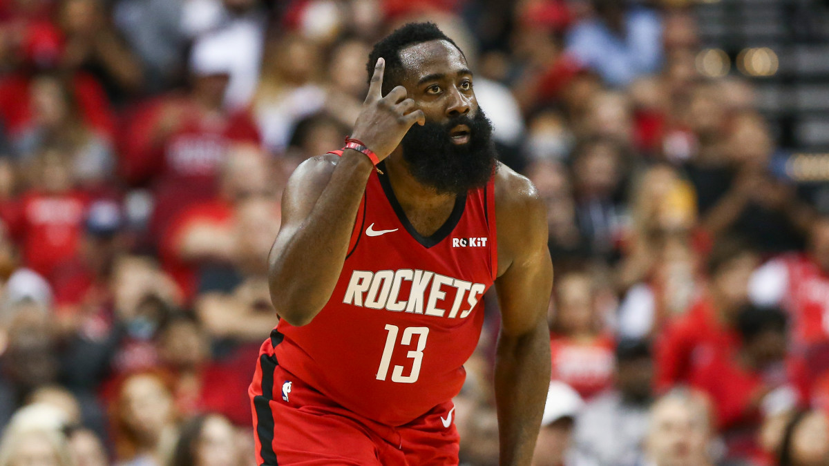 James Harden feasts on decimated Warriors in Rockets blowout win ...