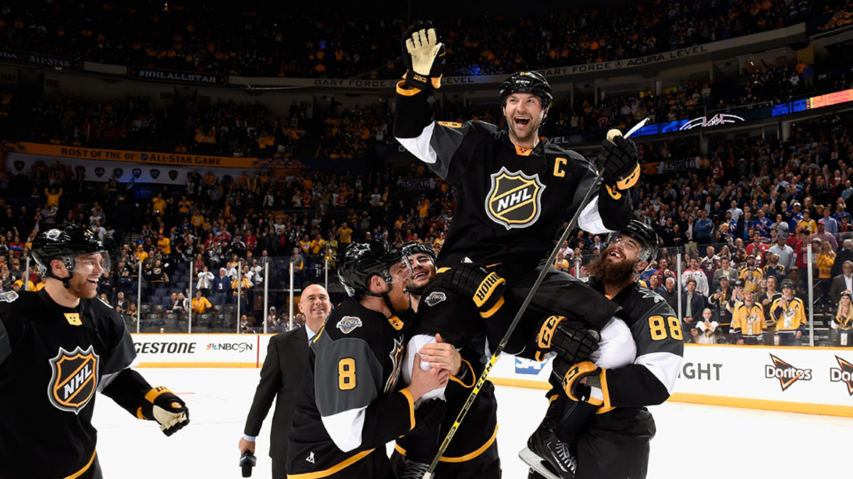 John Scott wins All-Star Game MVP, congratulated by NHL players ...